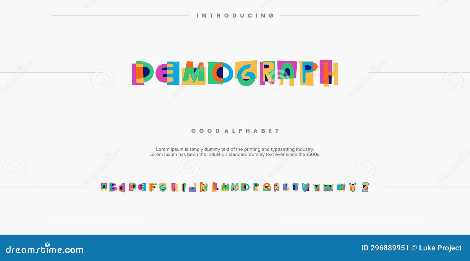 Demograph Typography Stock Illustrations – 1 Demograph Typography Stock ...