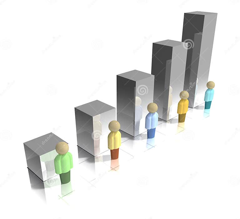 Demographic Chart stock illustration. Illustration of population - 6669116
