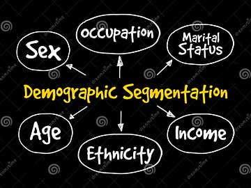 Demographic Segmentation Mind Map Stock Illustration - Illustration of ...