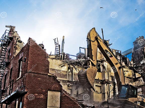 Demolish stock photo. Image of architecture, fall, destroyed - 7226476