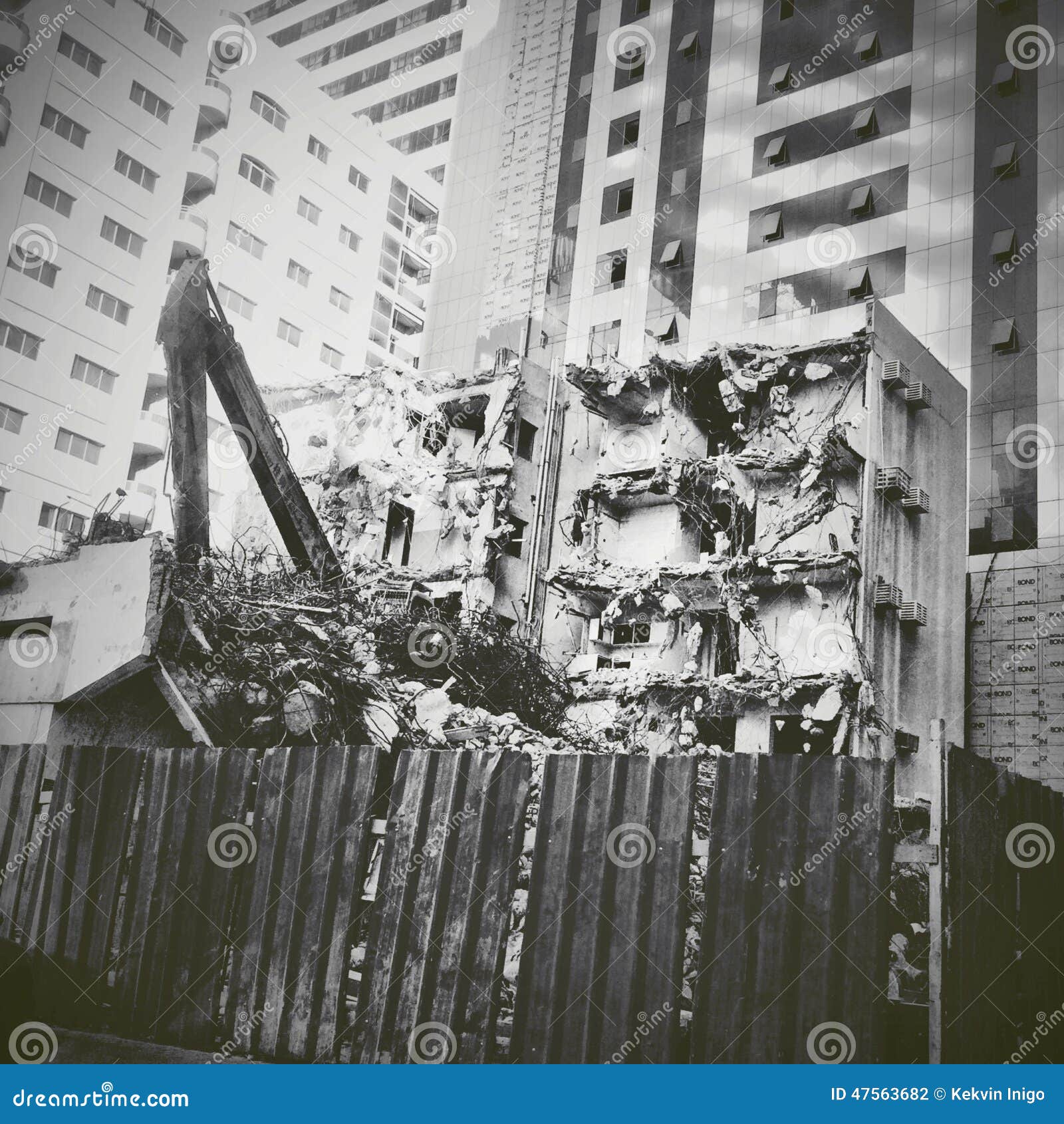 Demolished editorial photography. Image of strong, building - 47563682