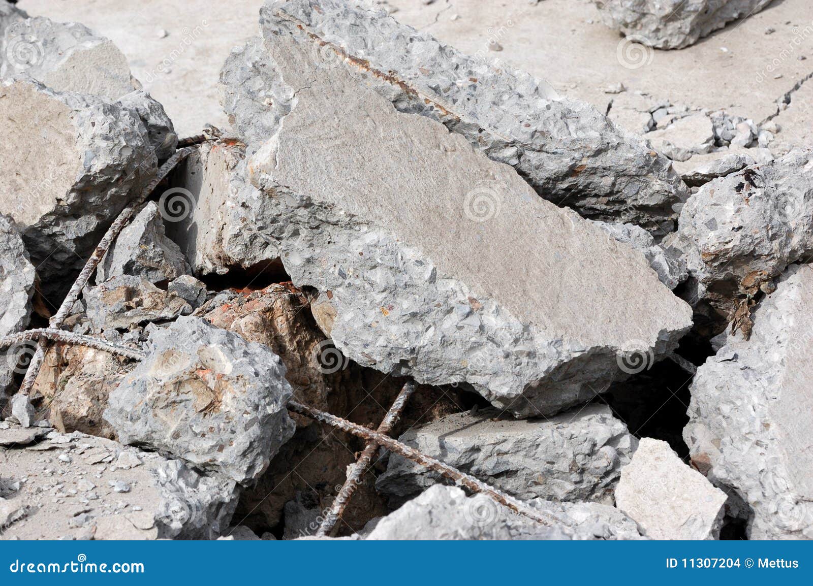 Demolished concrete stock photo. Image of structure, remains - 11307204