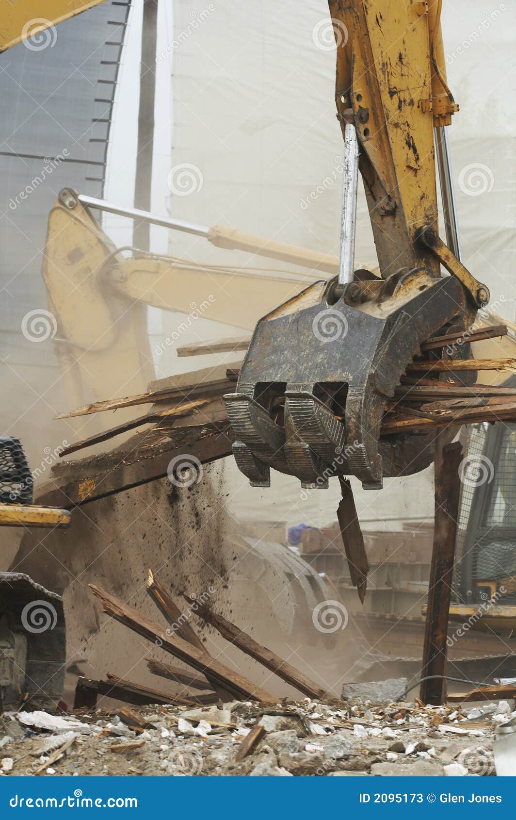 Demolishing stock image. Image of destruction, mighty - 2095173