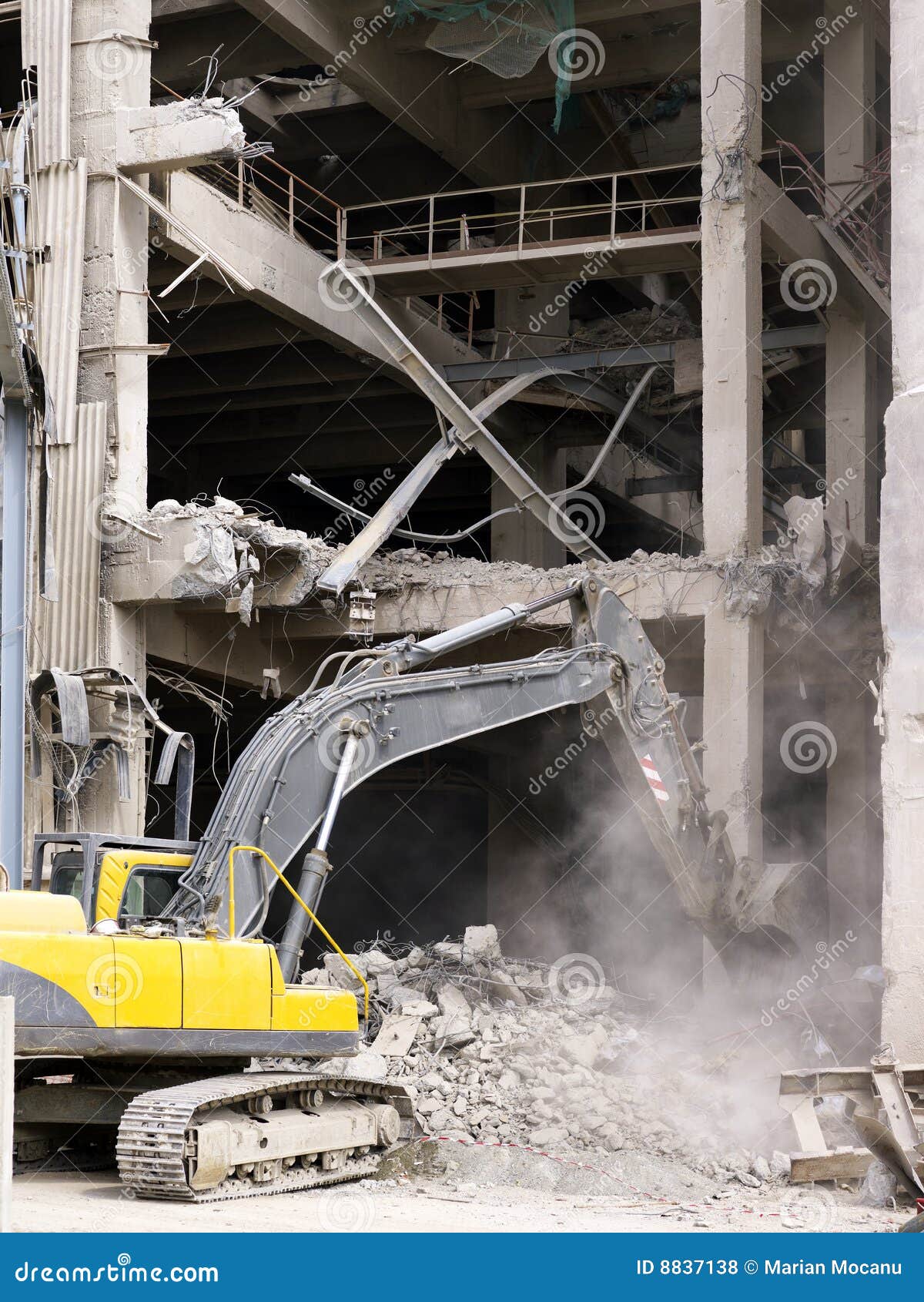 Demolishing stock photo. Image of demolish, industrial - 8837138