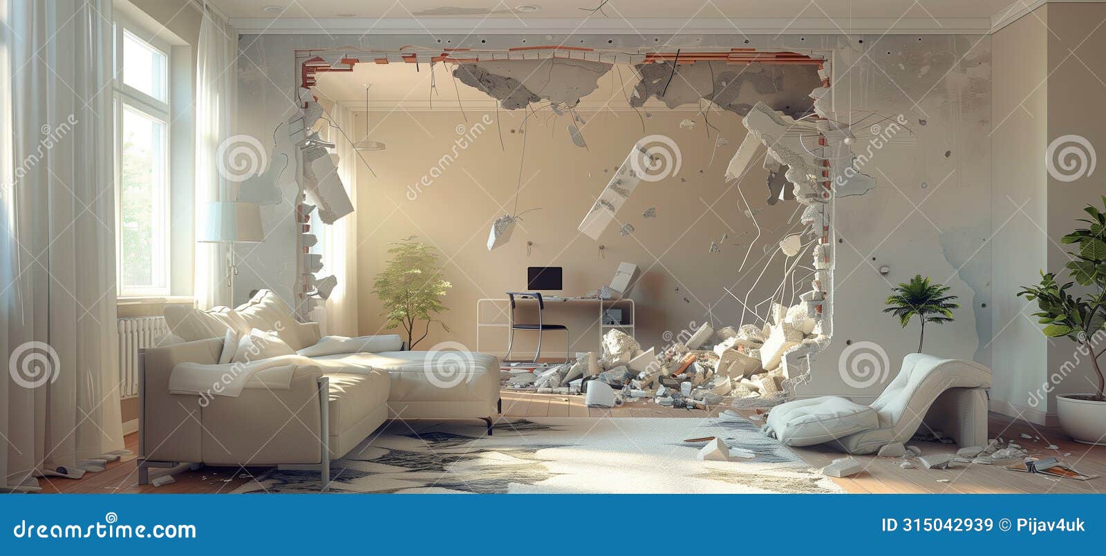 Demolishing a Wall To Create an Open Floor Plan in Home Renovation ...