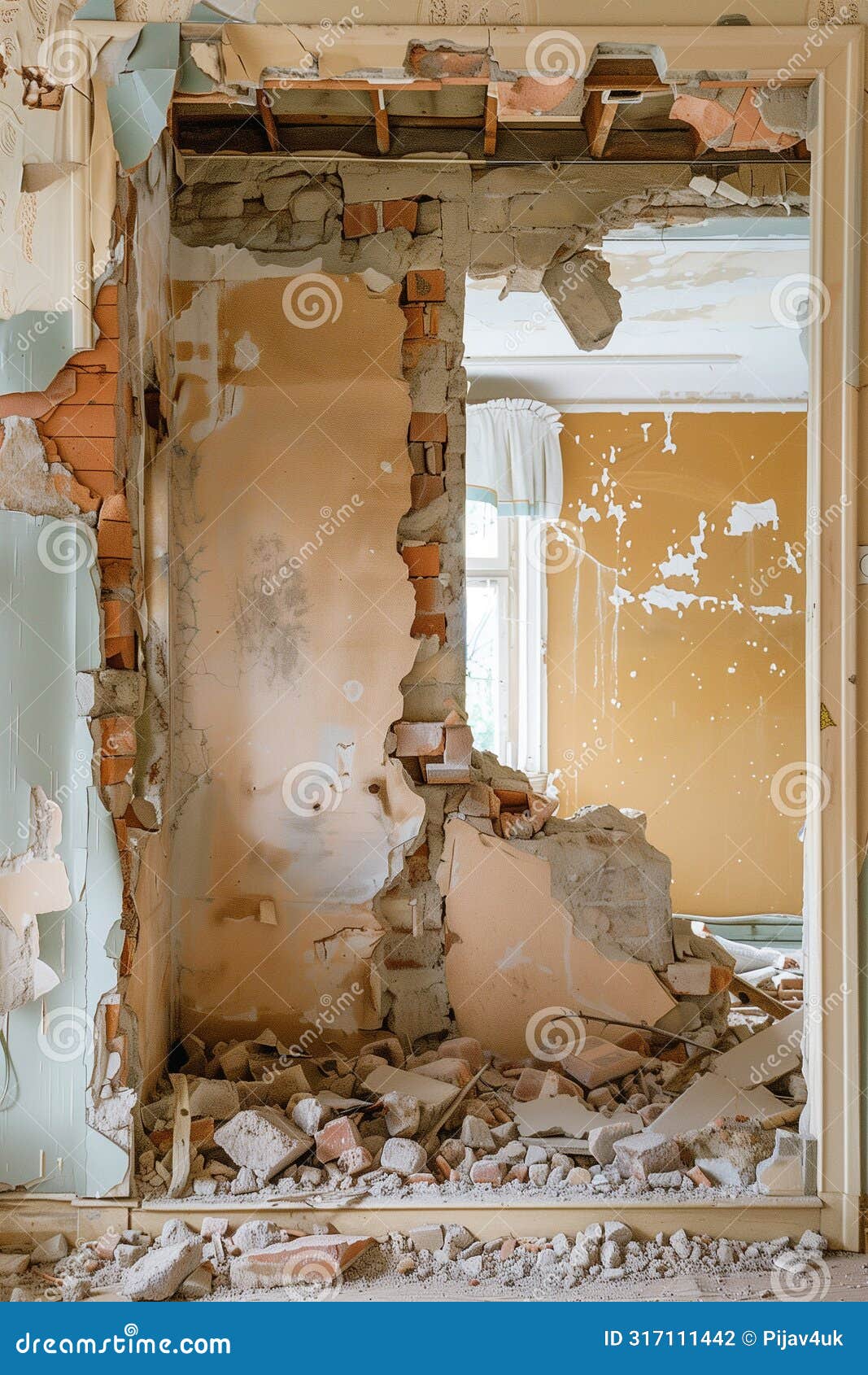 Demolishing a Wall To Create an Open Floor Plan in Home Renovation ...