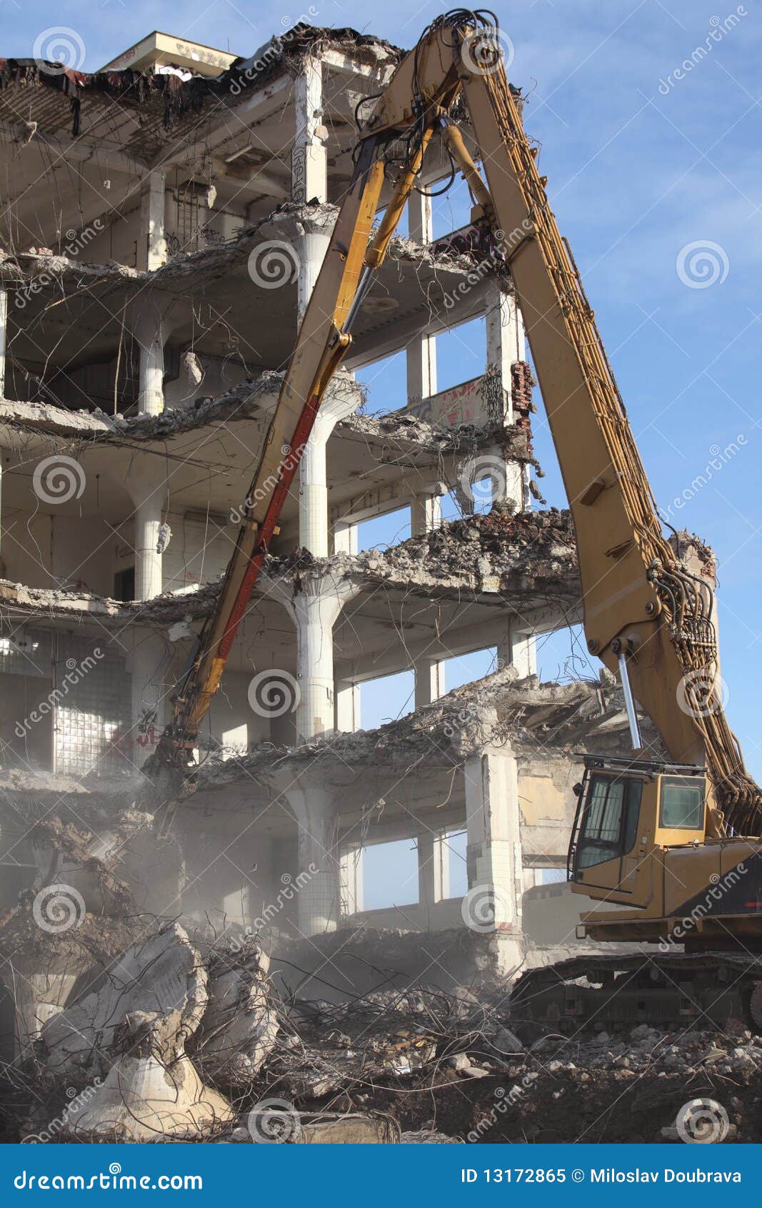 Demolition stock image. Image of heavy, construction - 13172865
