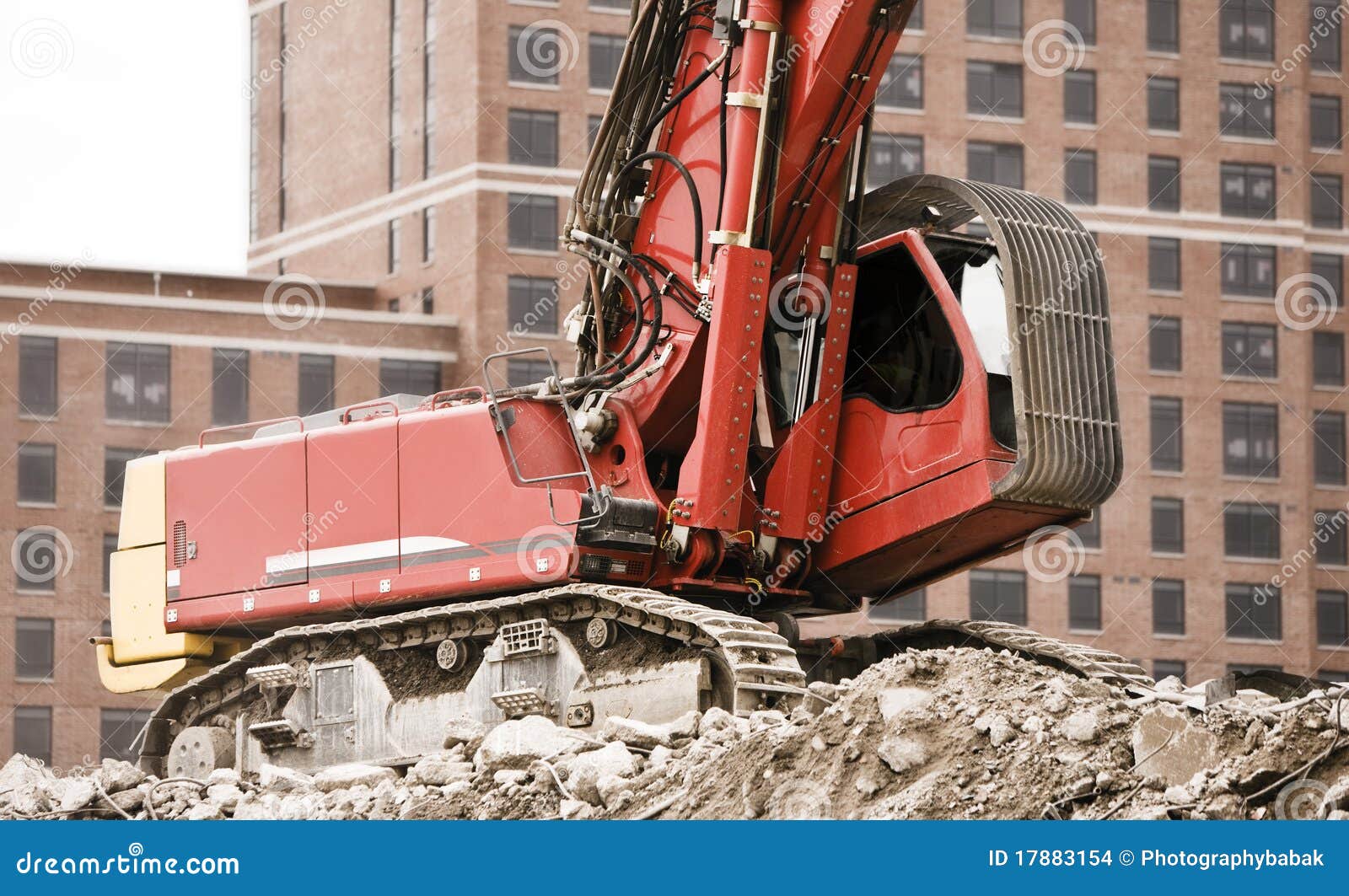 Demolition stock photo. Image of safety, equipment, condominiums - 17883154