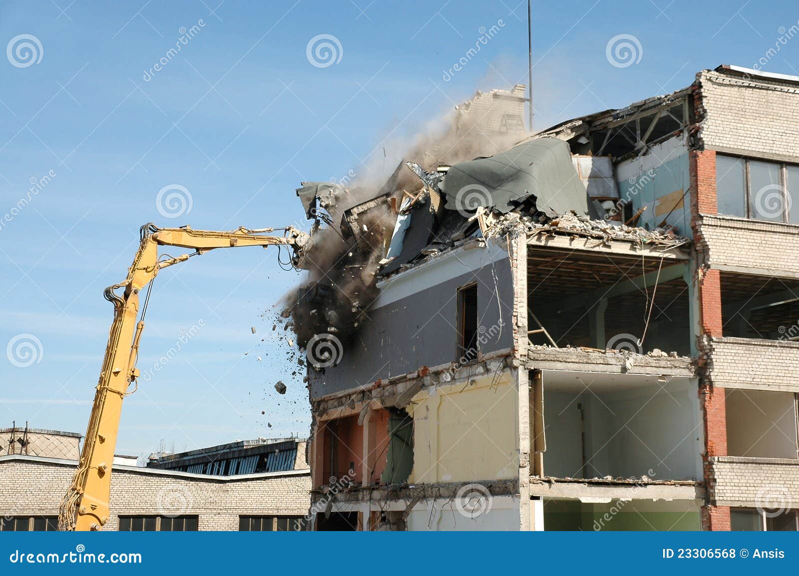 Demolition stock photo. Image of demolished, build, deconstruct - 23306568