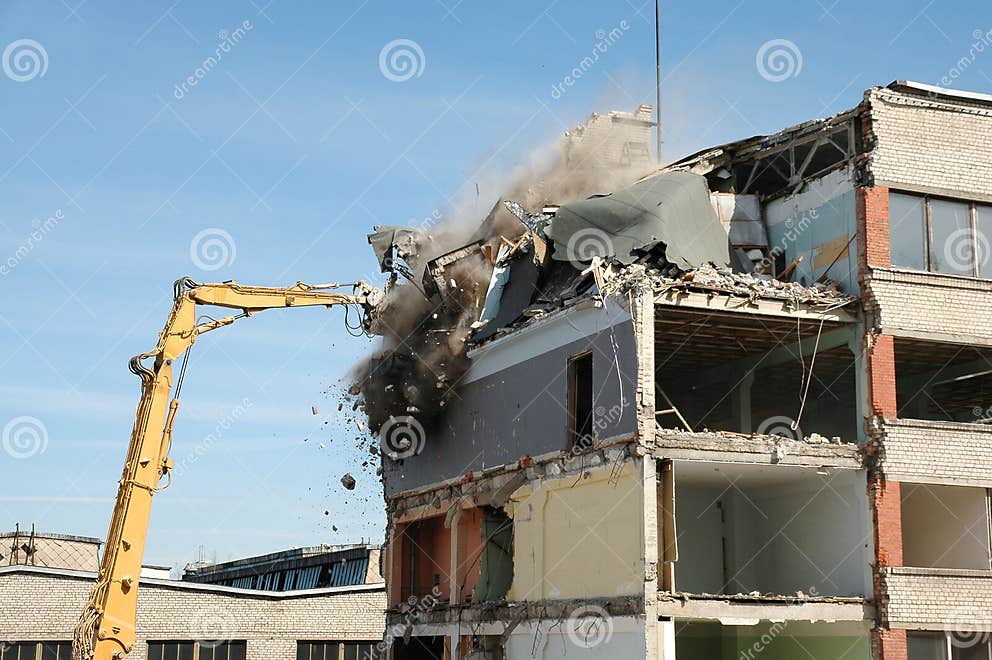 Demolition stock photo. Image of demolished, build, deconstruct - 23306568