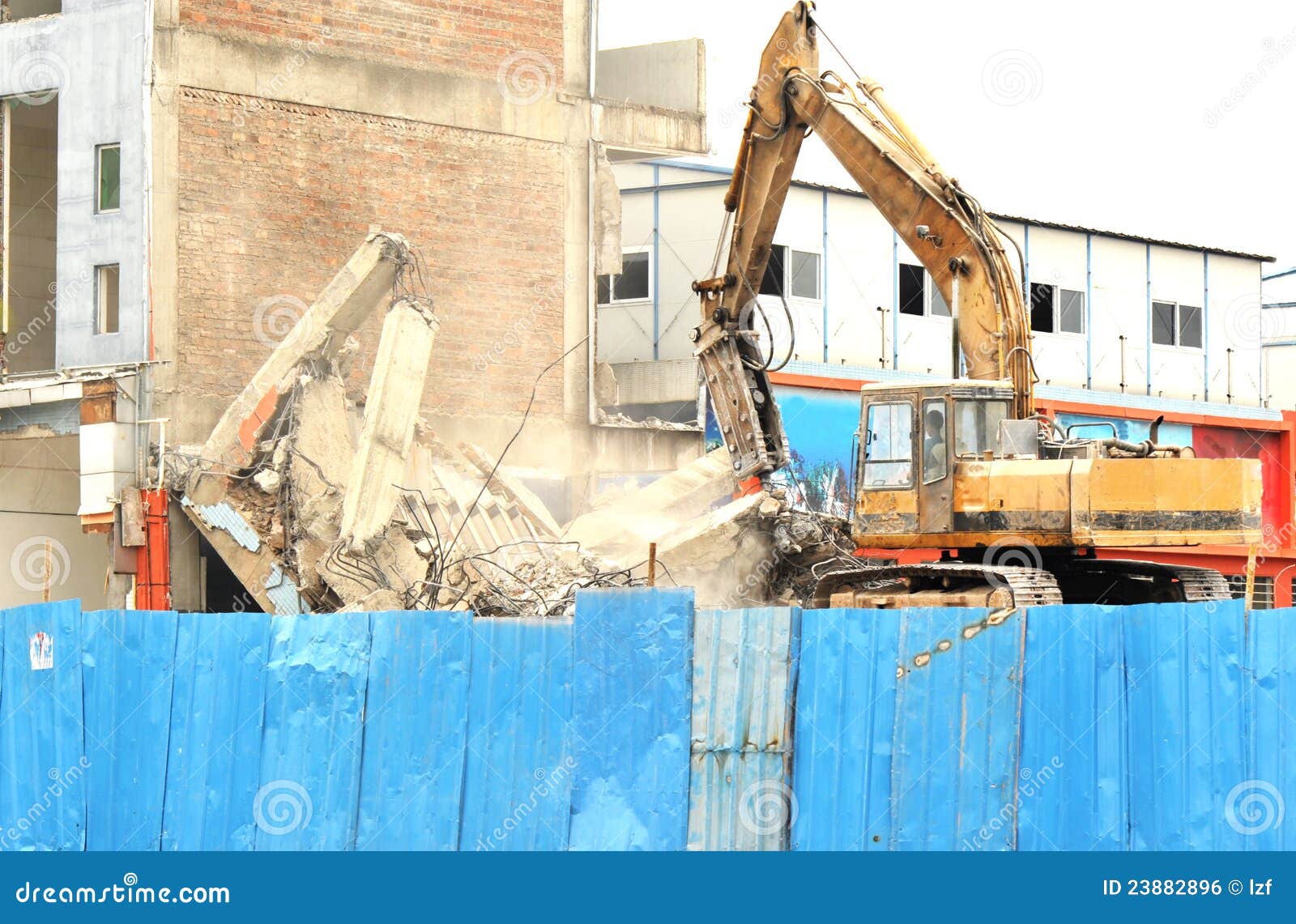 Demolition stock photo. Image of construction, demolishment - 23882896