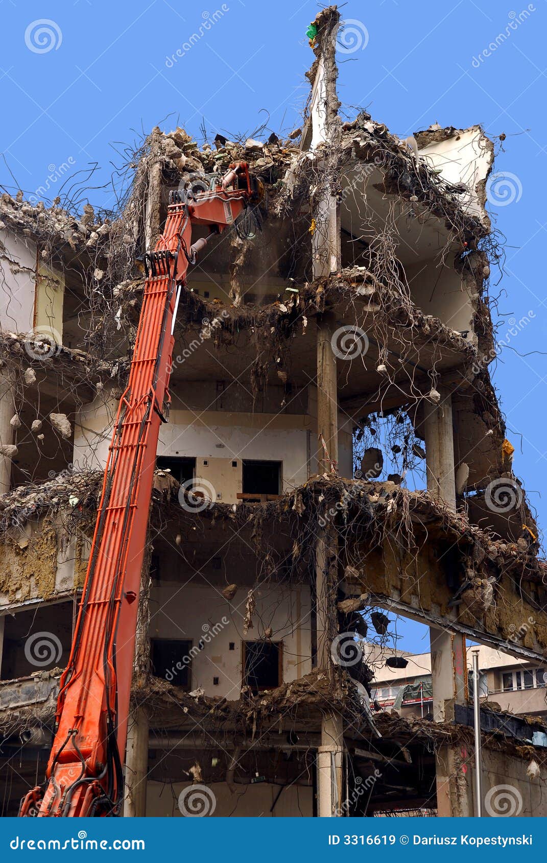 Demolition stock image. Image of demolition, work, wires - 3316619