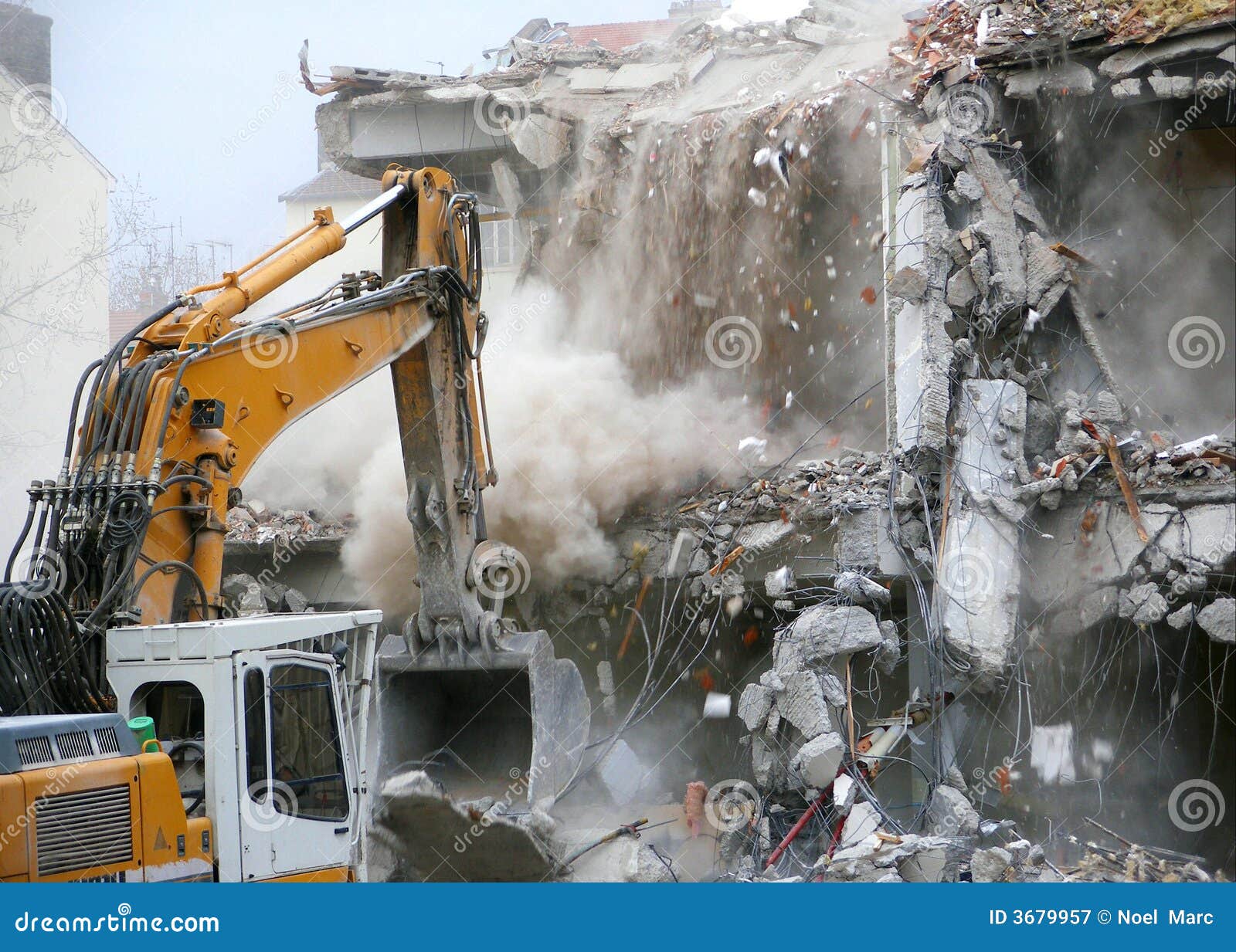 Demolition stock image. Image of purity, sector, build - 3679957
