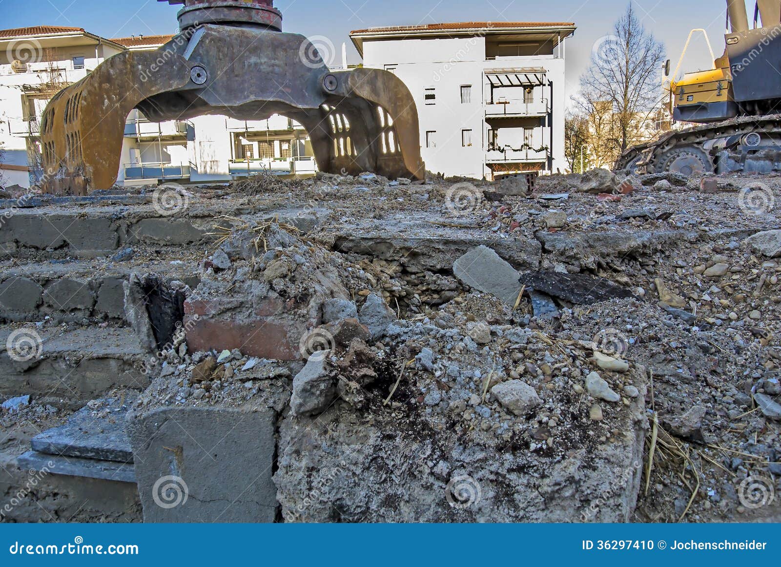 Demolition area stock photo. Image of breezy, rubbish - 36297410