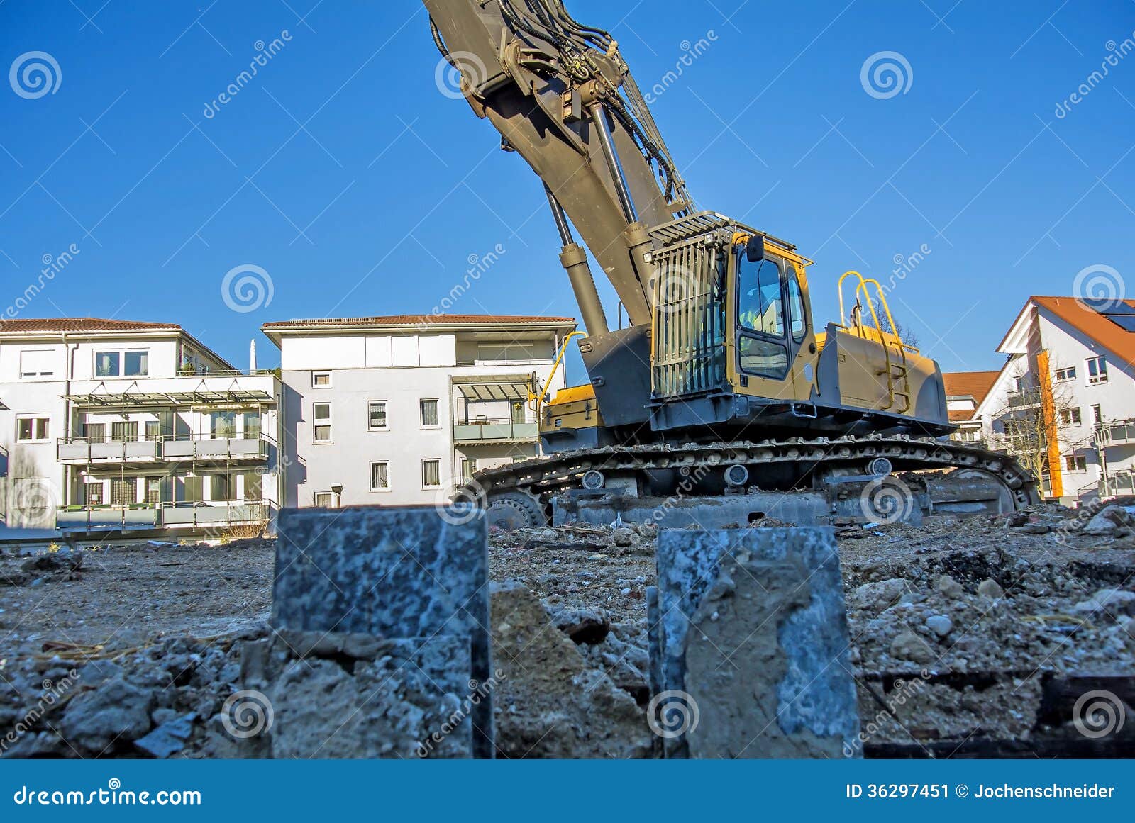 Demolition area stock image. Image of building, waste - 36297451