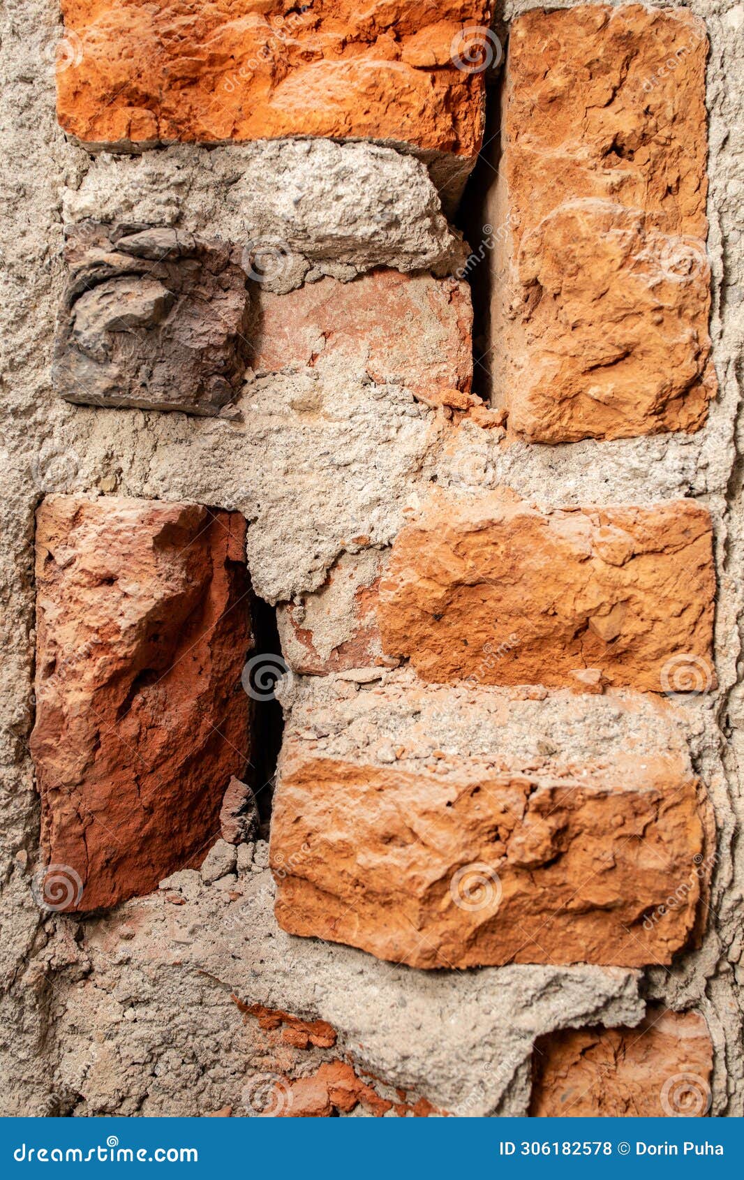 Demolition of a Brick Wall , Construction Backdrop , Abstract Textures ...