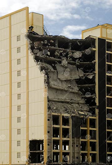 Demolition building stock image. Image of apartament, steel - 1989487
