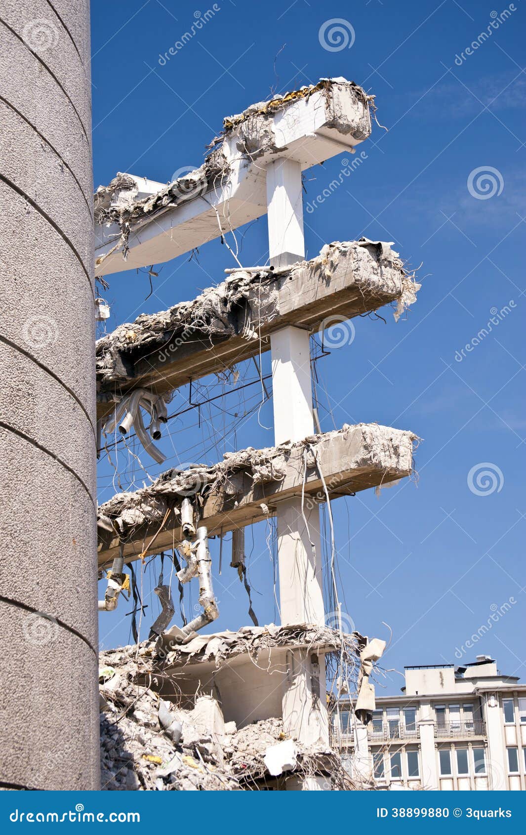 Demolition Building stock photo. Image of area, house - 38899880