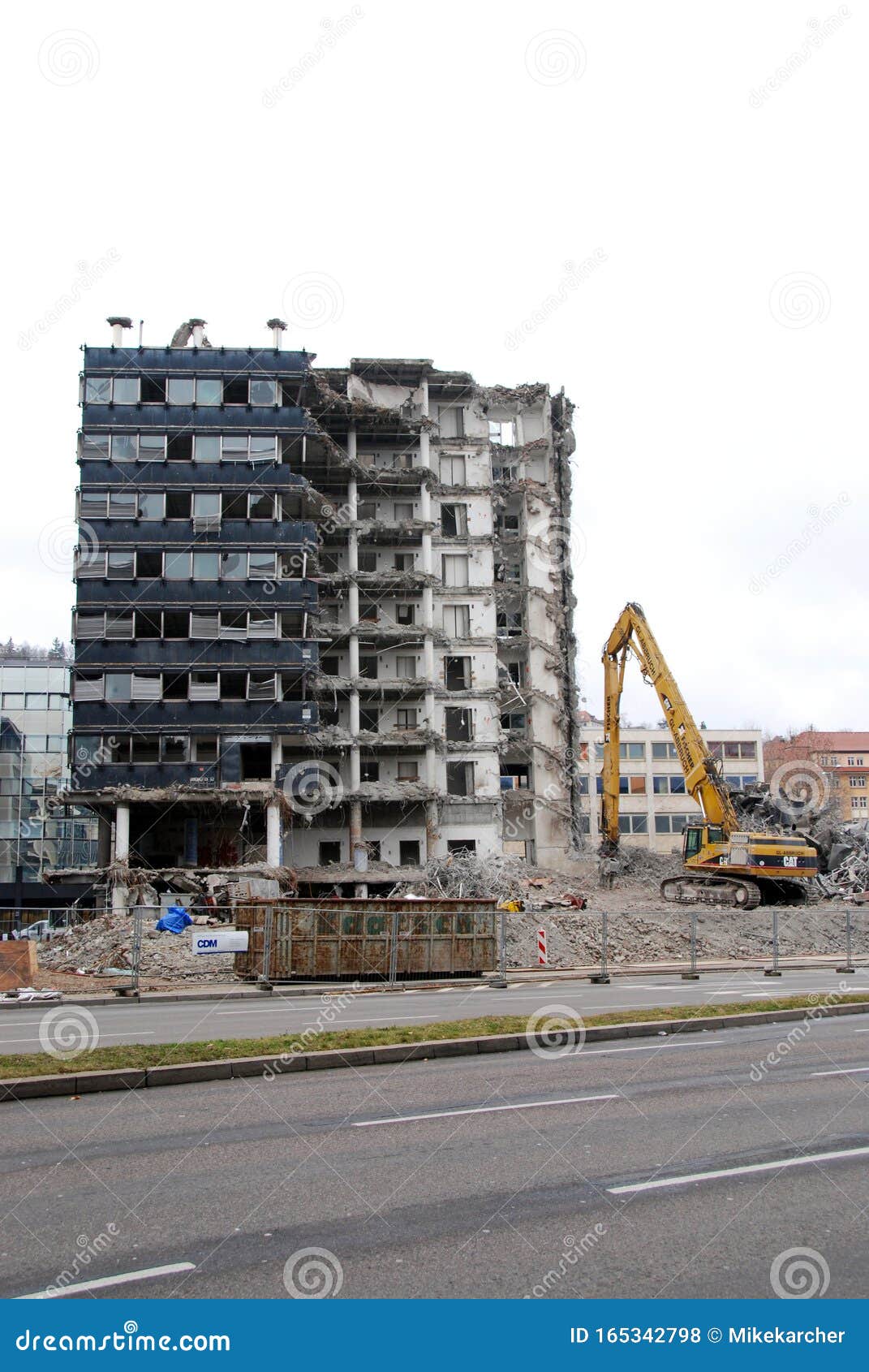 Demolition stock photo. Image of demolition, architecture - 165342798