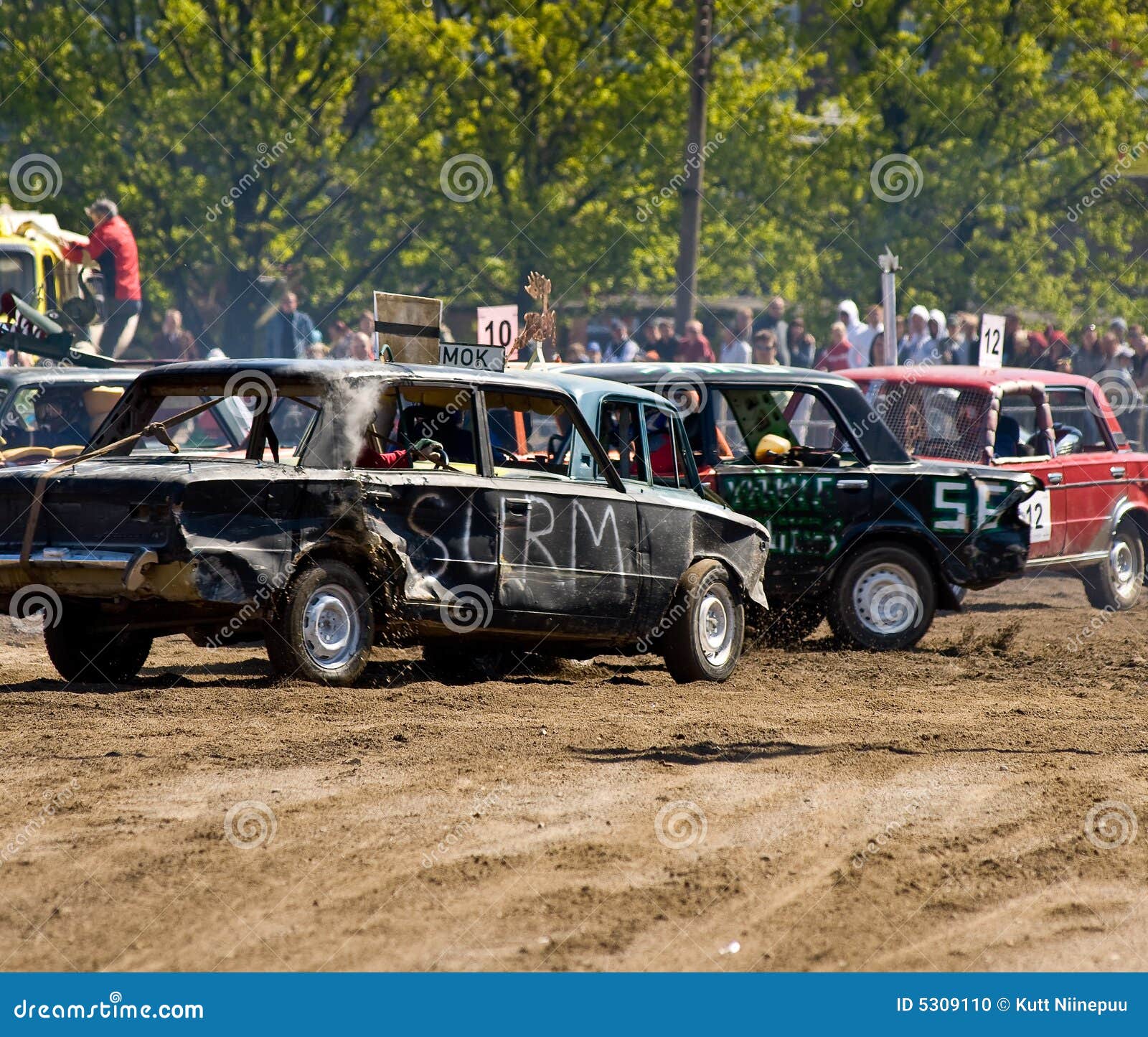 Demolition Derby stock photo. Image of demolish, automobile - 5309110