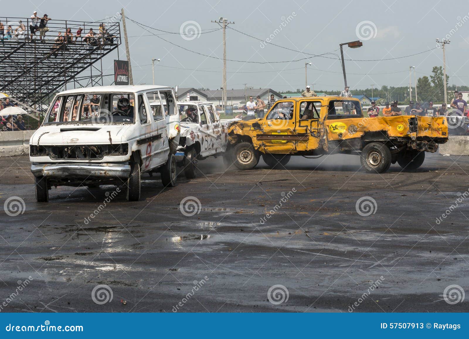 Demolition derby editorial stock photo. Image of smashing - 57507913
