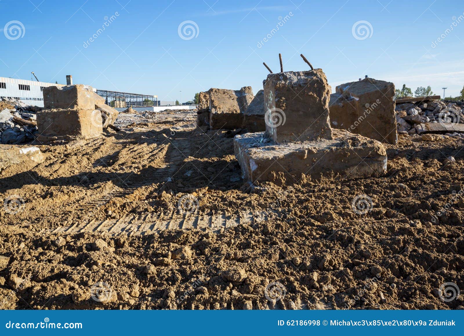 Demolition of a Factory Building Stock Photo - Image of architecture ...