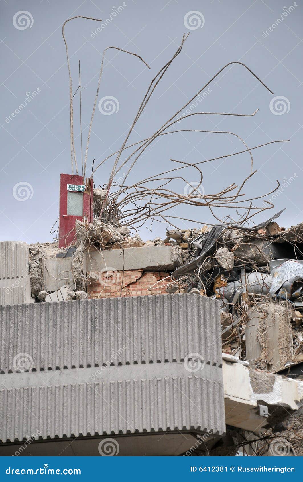 Demolition And Fire Exit Picture. Image: 6412381