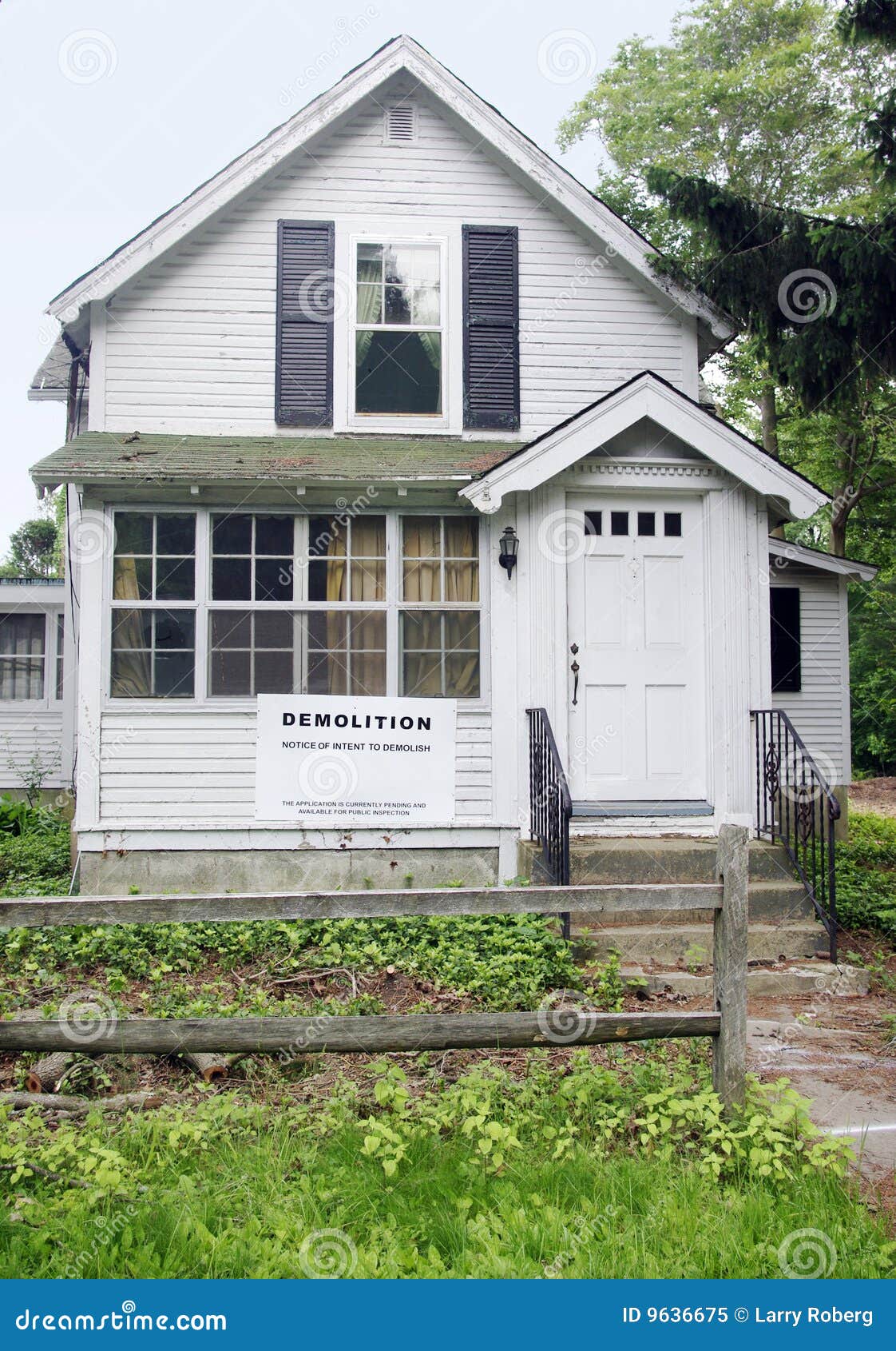Demolition house stock image. Image of white, wreck, sign - 9636675