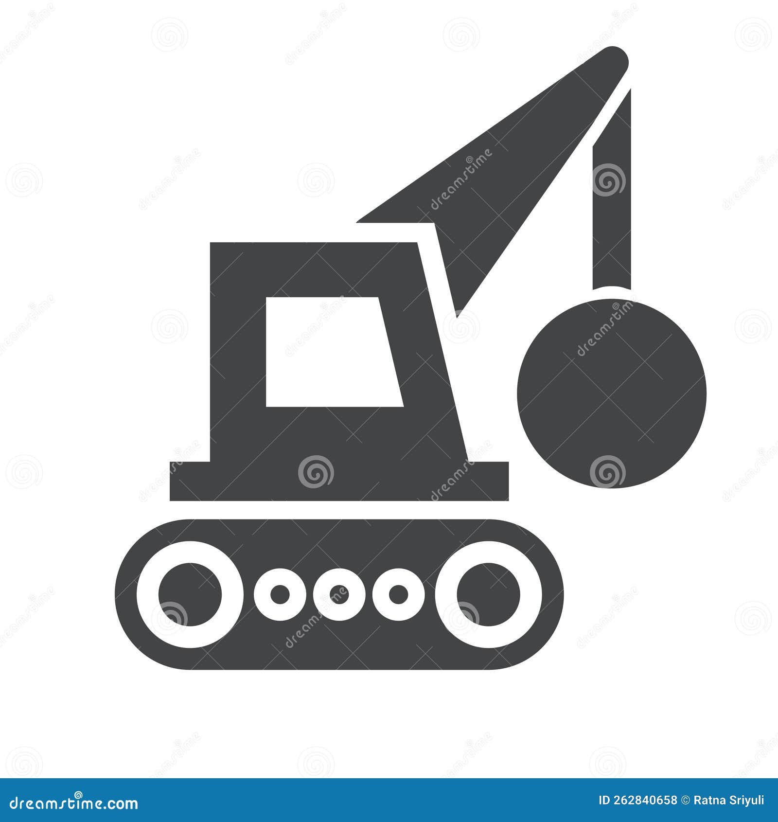 Demolition Icon Design Template Flat Isolated Illustration Stock ...