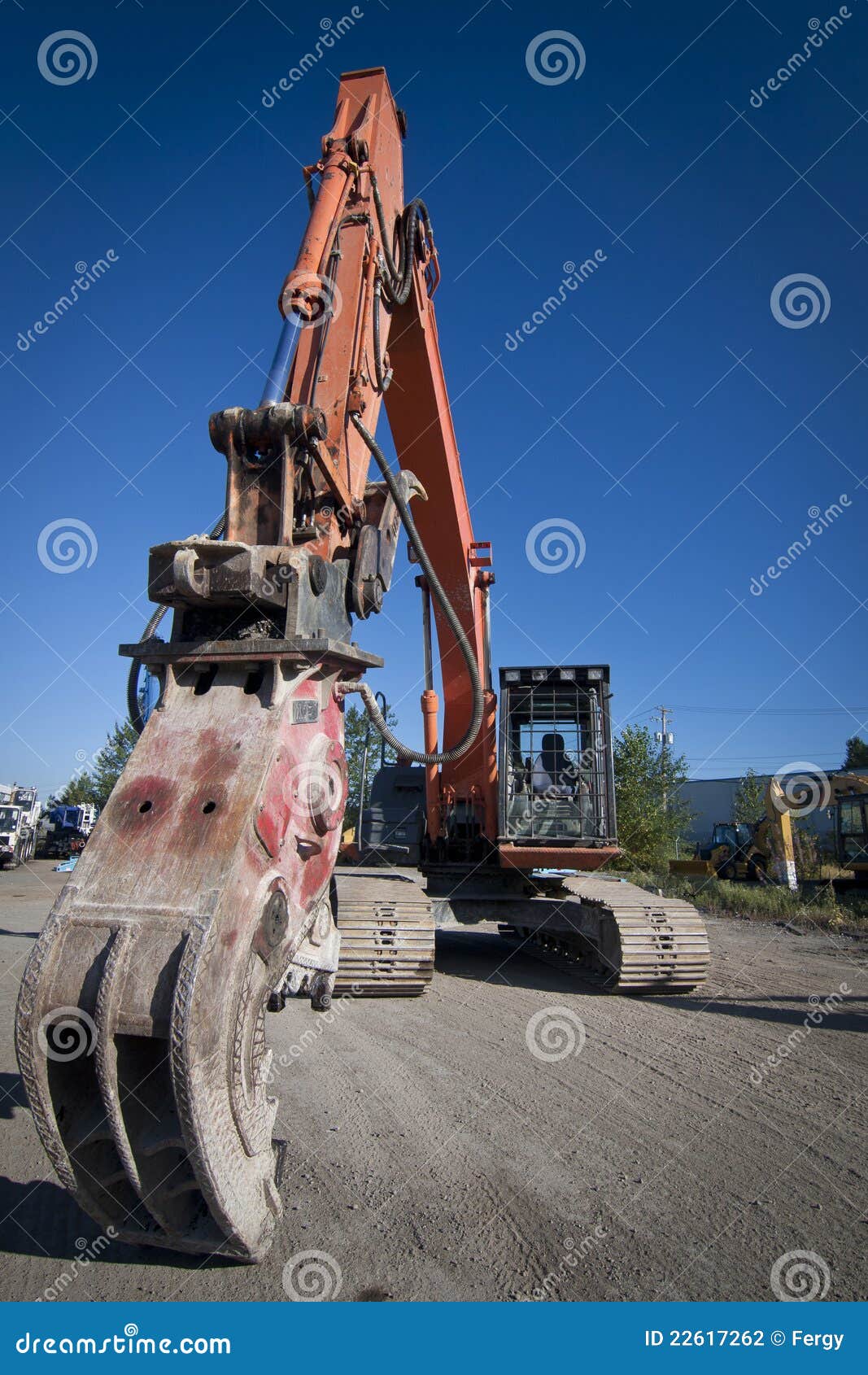Demolition machine stock photo. Image of wide, color - 22617262