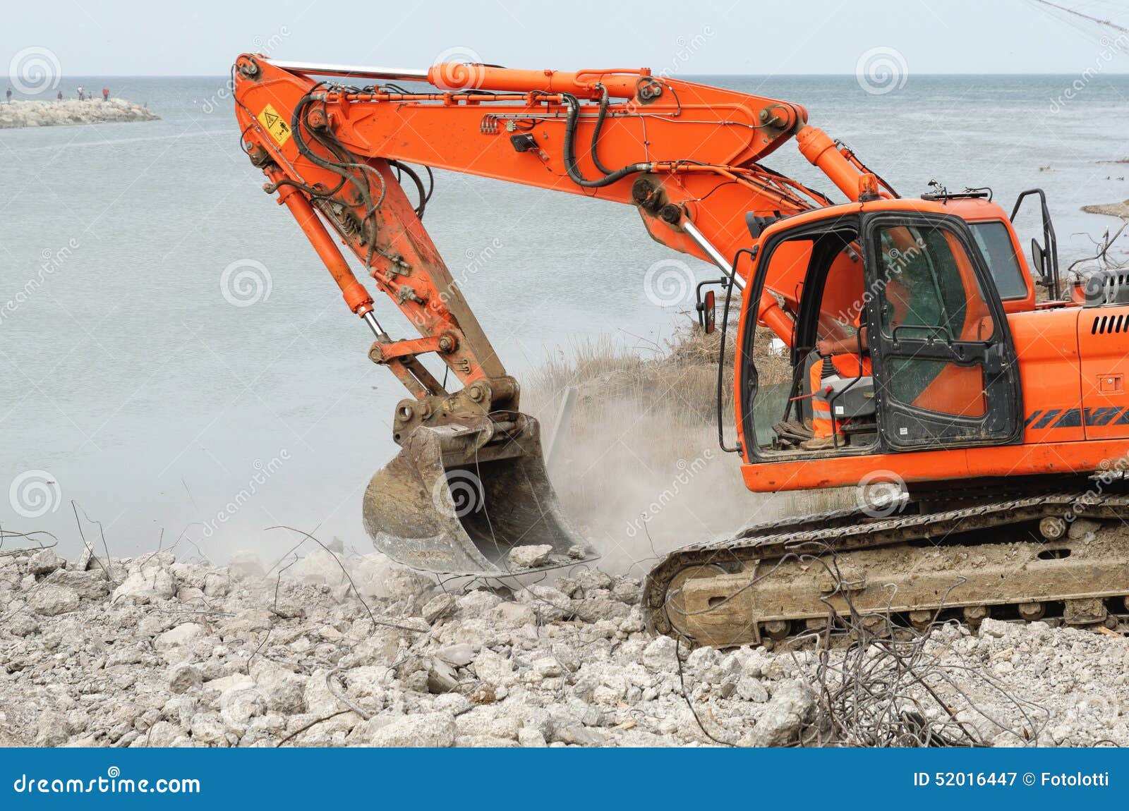 Demolition Machine Royalty-Free Stock Photography | CartoonDealer.com ...