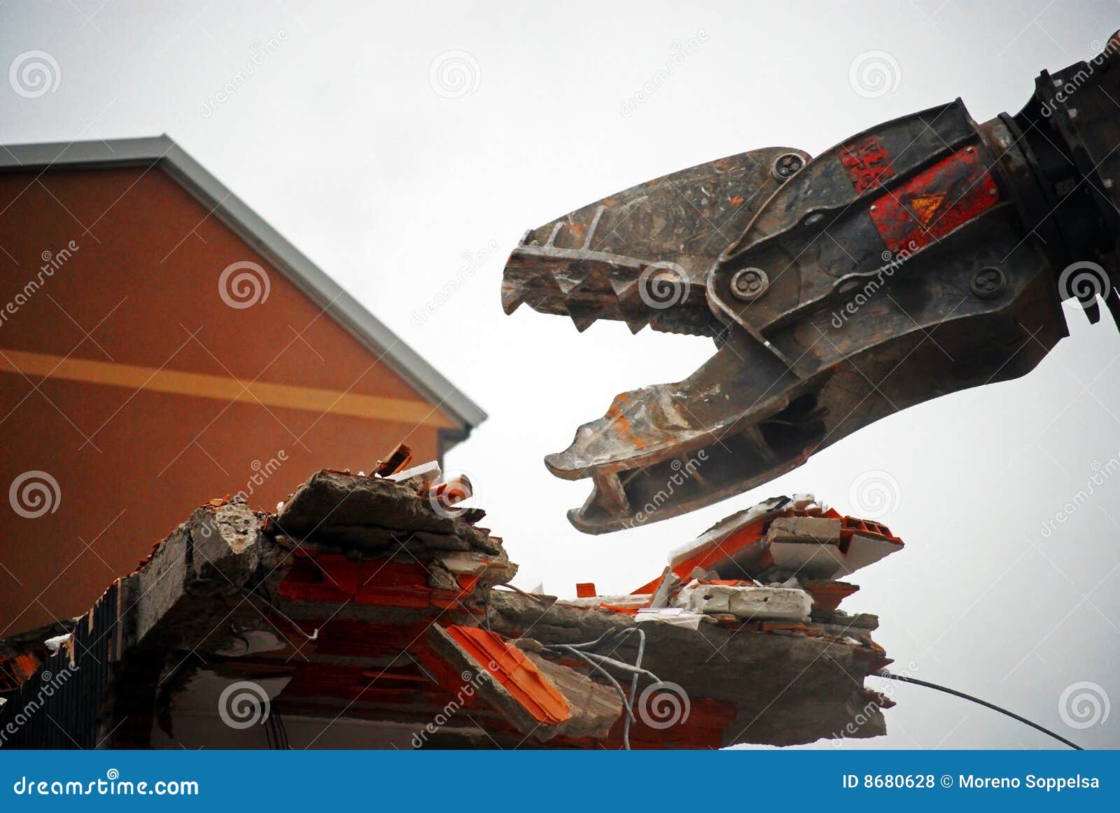 Demolition machinery stock photo. Image of heavy, contractor - 8680628