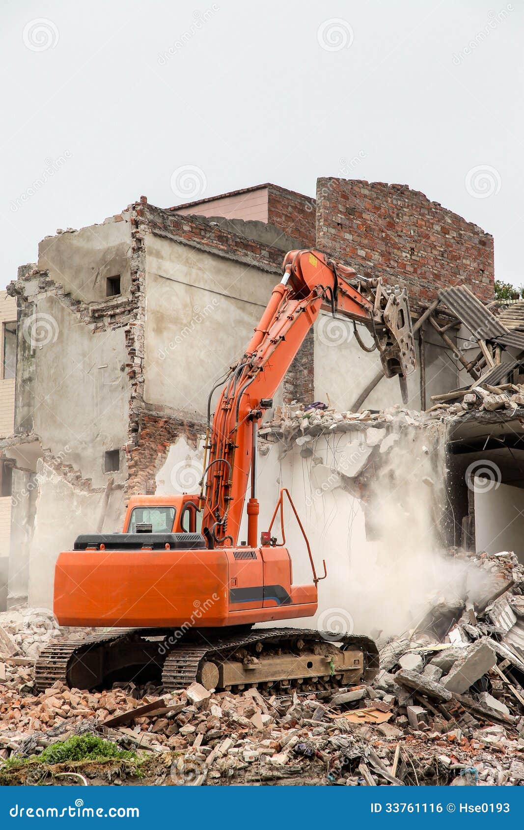 Demolition stock photo. Image of industrial, equipment - 33761116