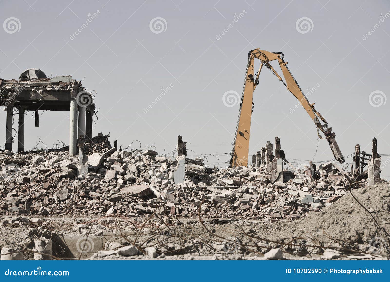 Demolition Site stock photo. Image of construction, rocks - 10782590