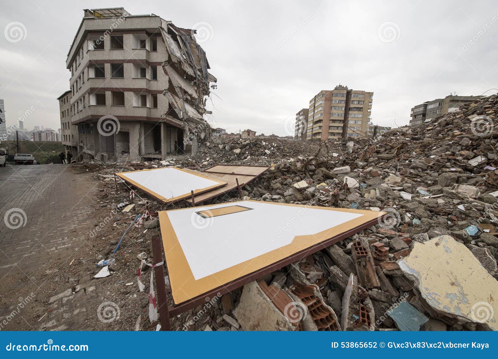 Demolition stock photo. Image of devastation, destruction - 53865652
