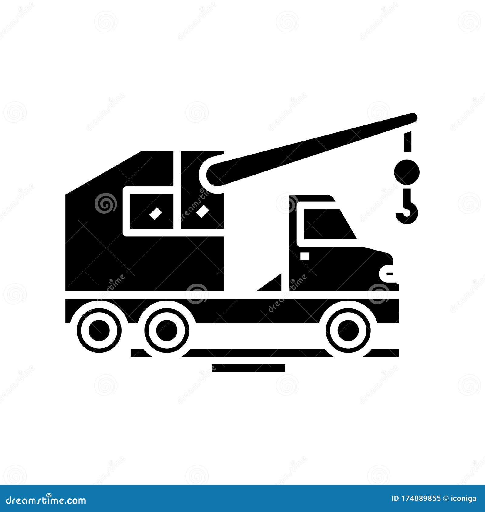 Demolition Technic Black Icon, Concept Illustration, Vector Flat Symbol ...