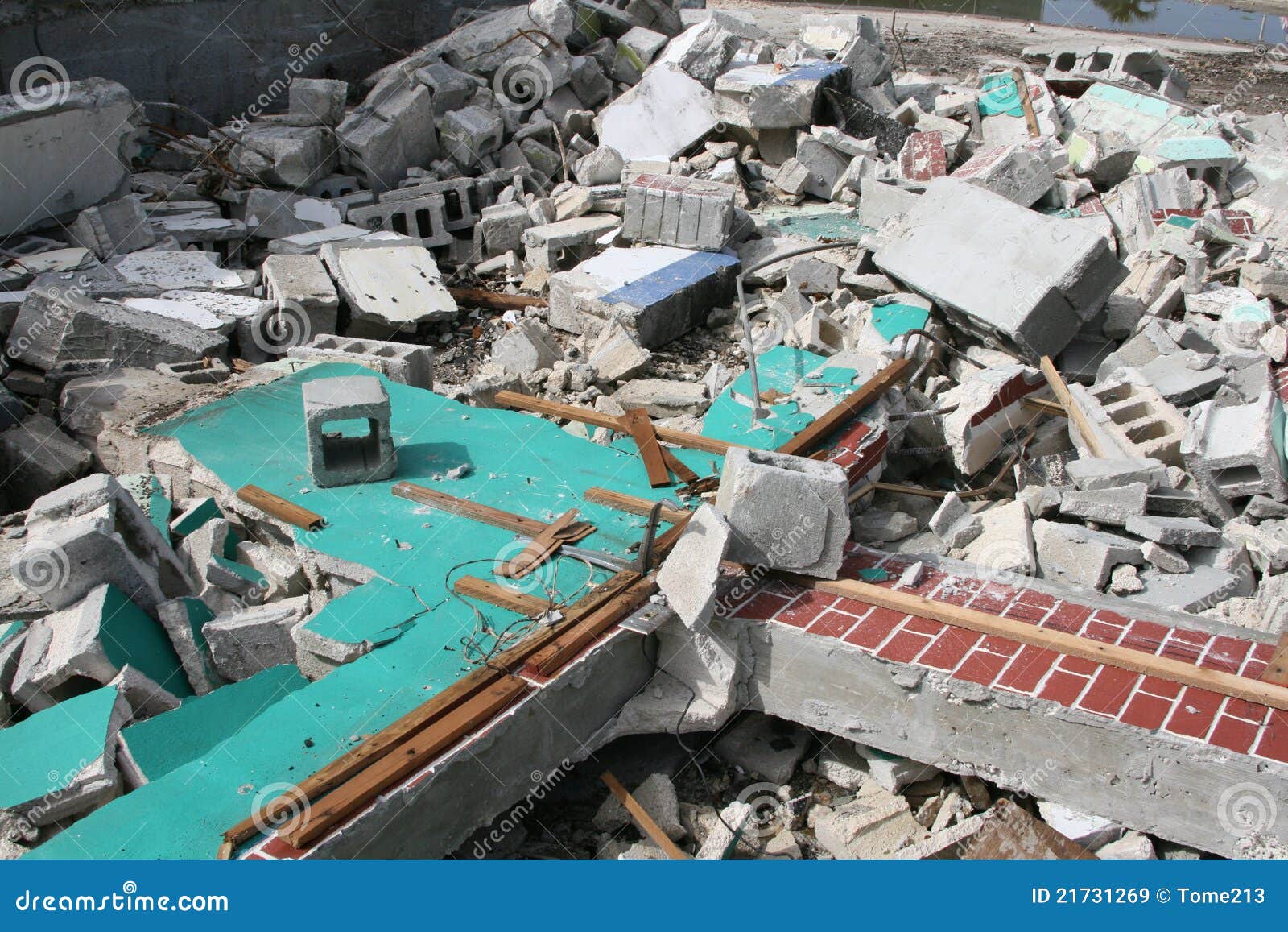 Demolition work stock image. Image of urban, demolished - 21731269