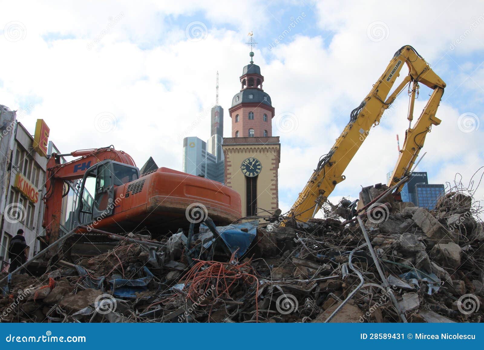 Demolition work editorial photo. Image of deutschland - 28589431