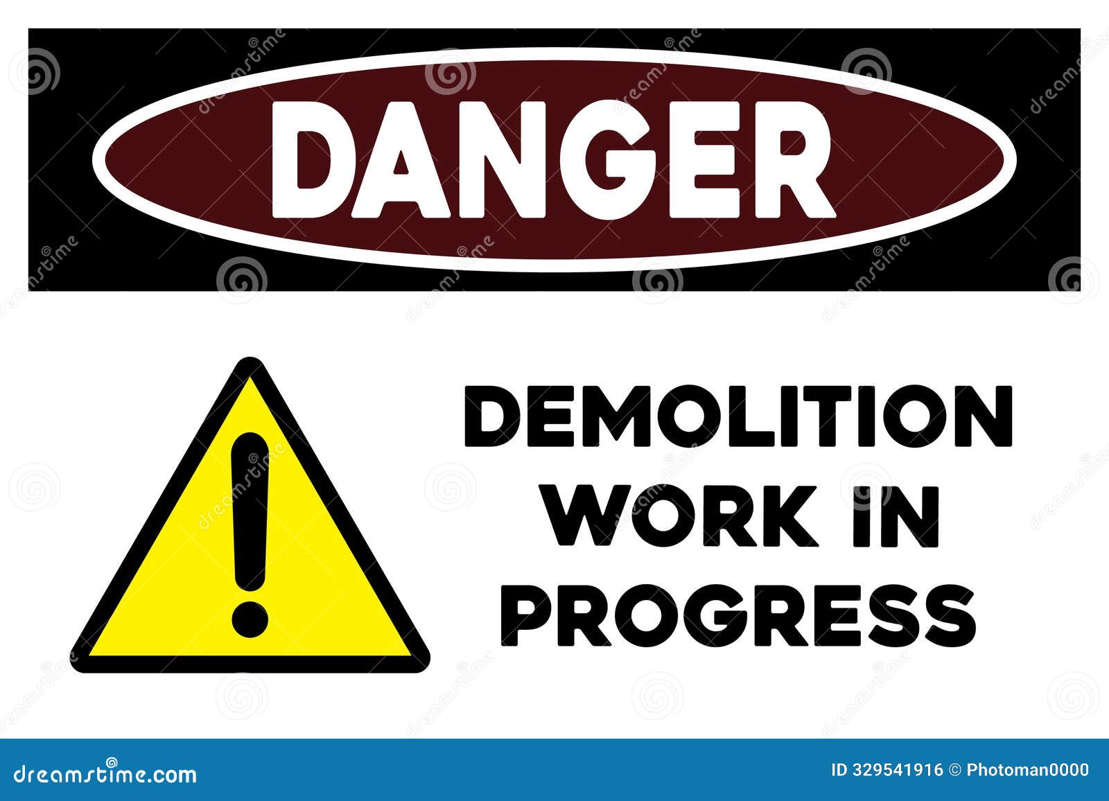 Demolition Work Cartoon Vector | CartoonDealer.com #22975071