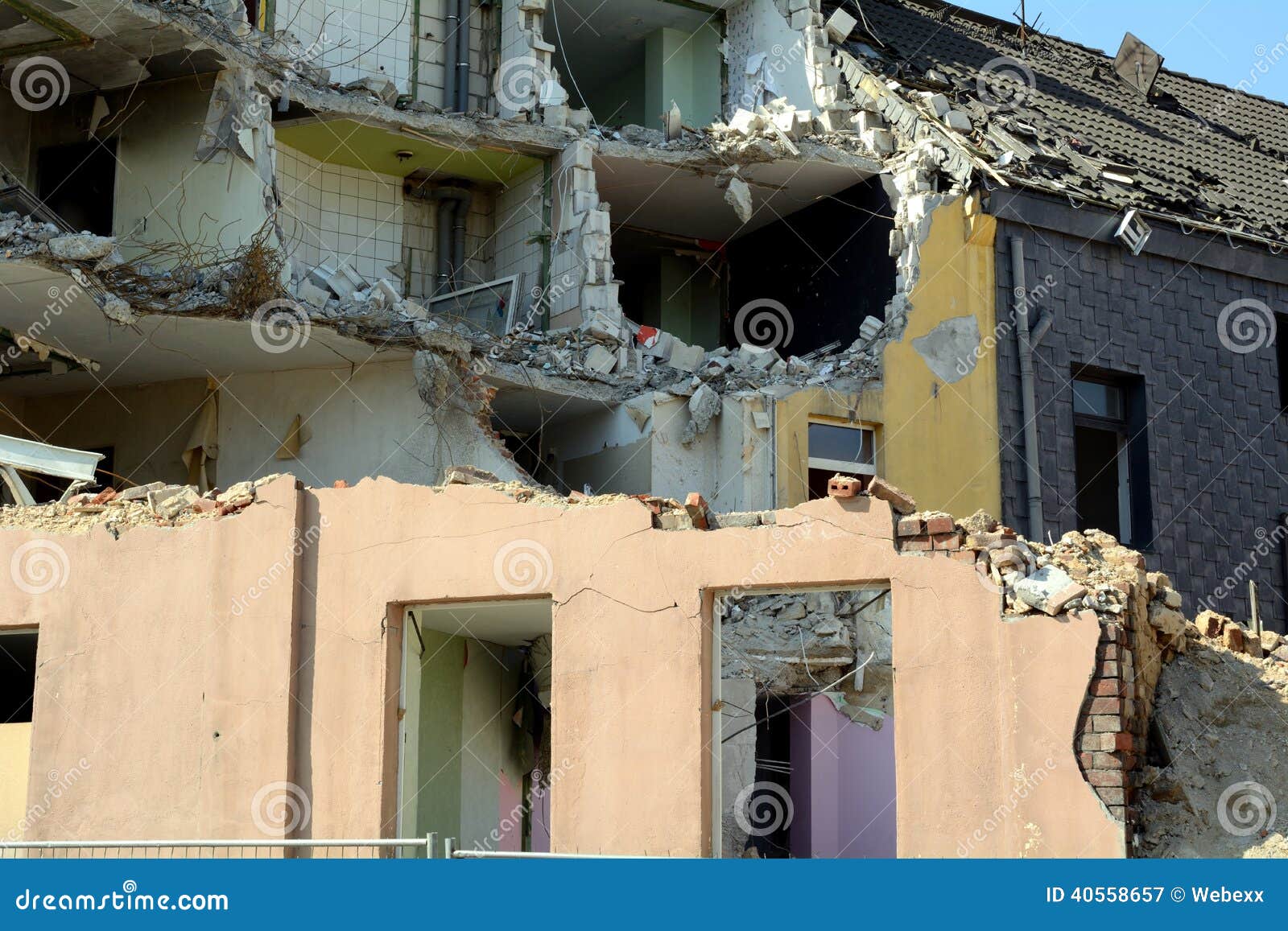 Demolition work stock image. Image of management, recycling - 40558657