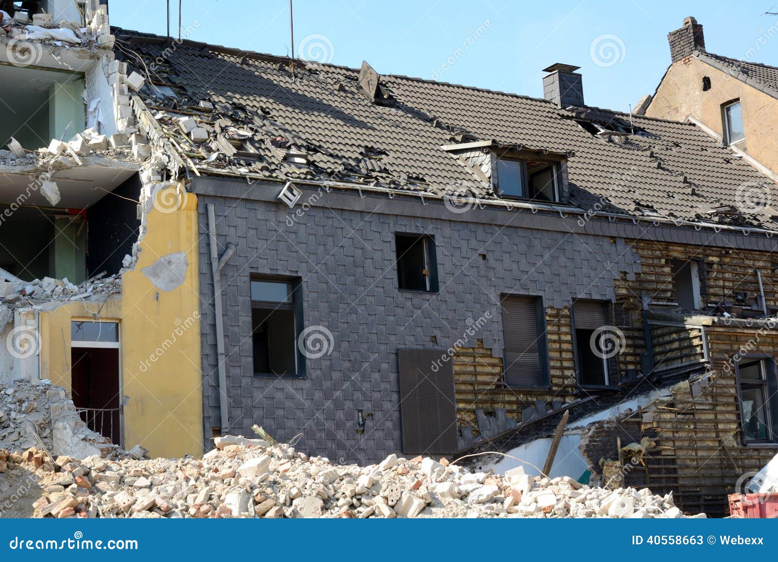 Demolition work stock image. Image of product, industry - 40558663