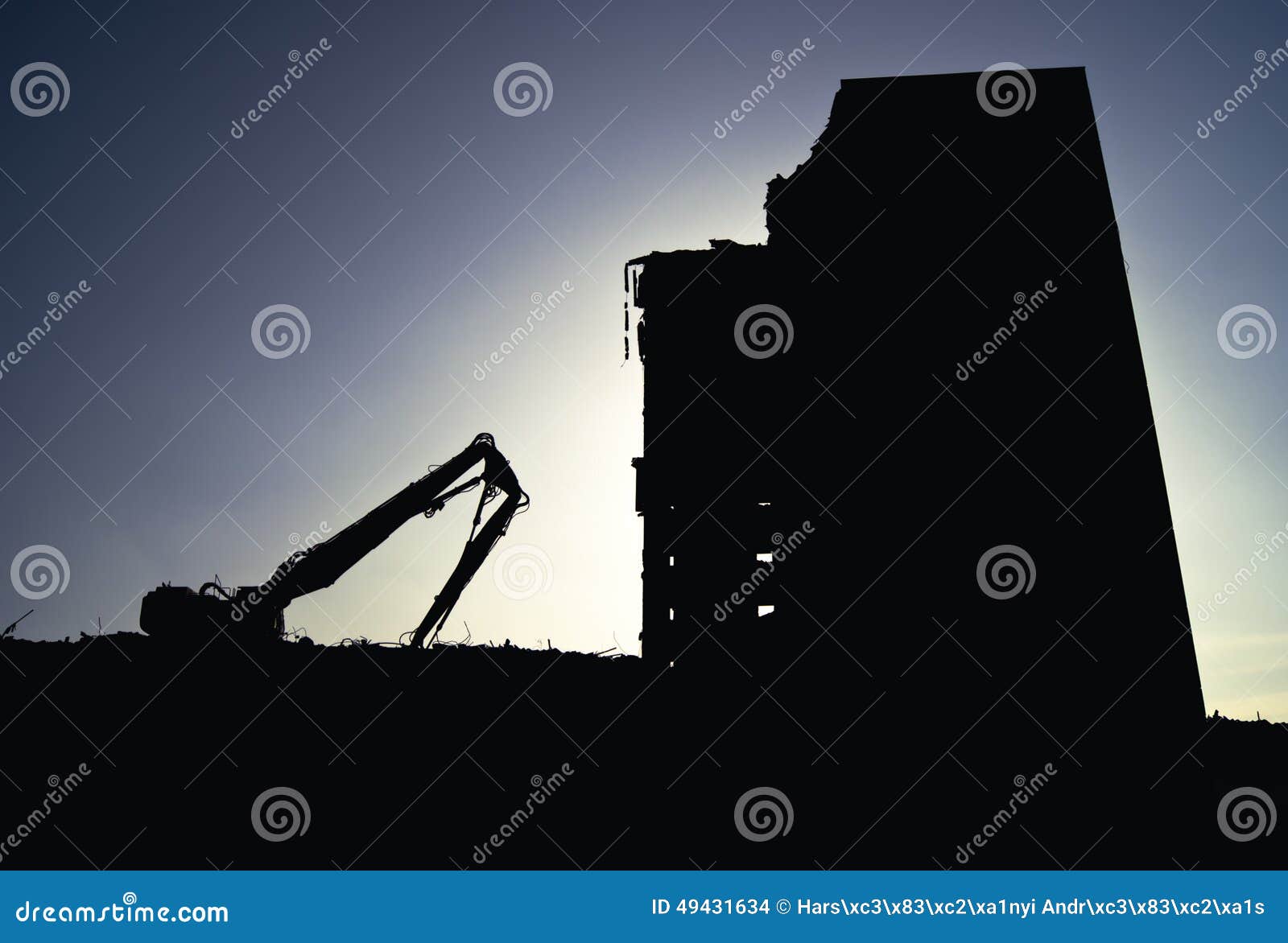 Demolition stock photo. Image of industry, dismantling - 49431634