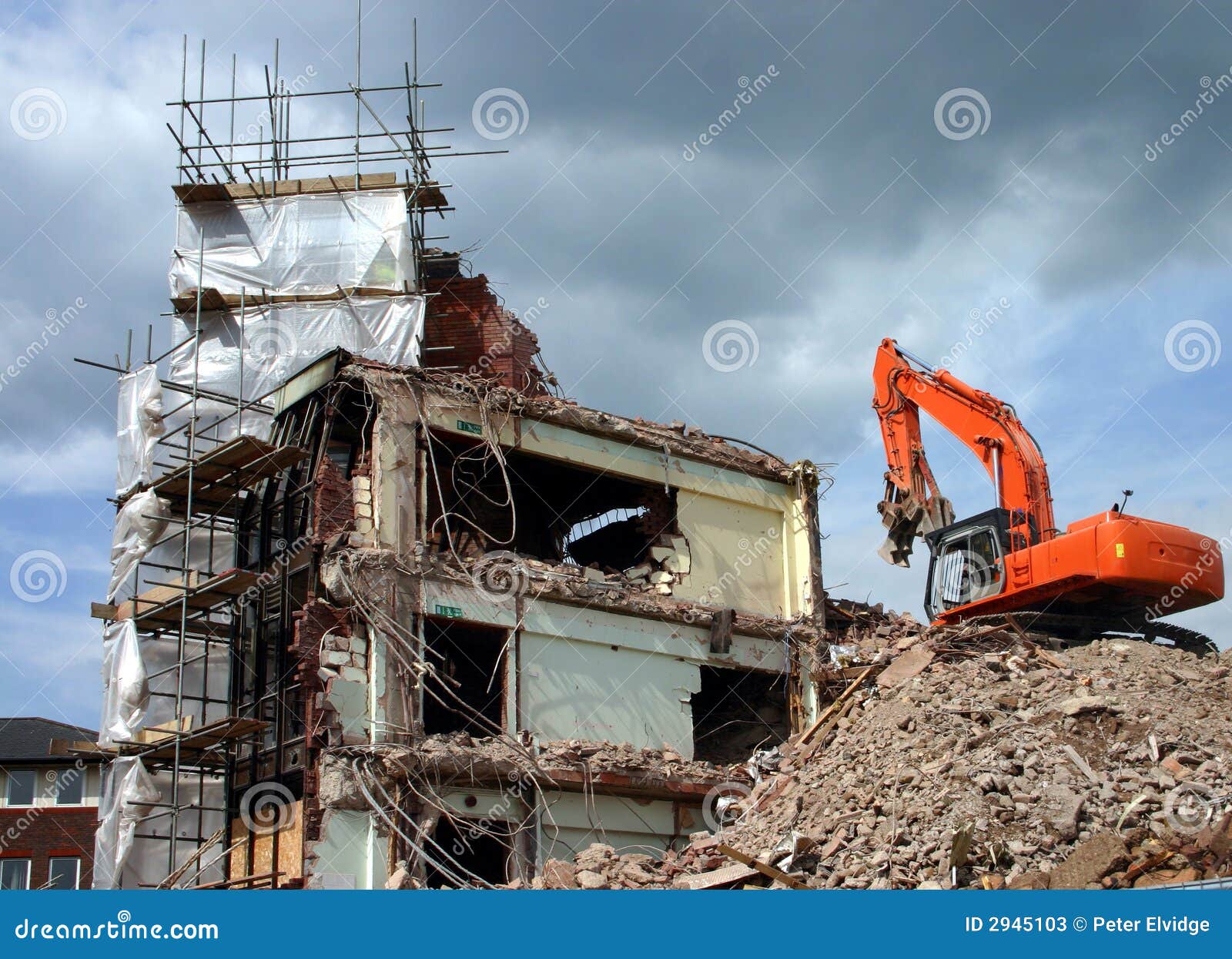 Demoltion Site stock image. Image of rubble, building - 2945103