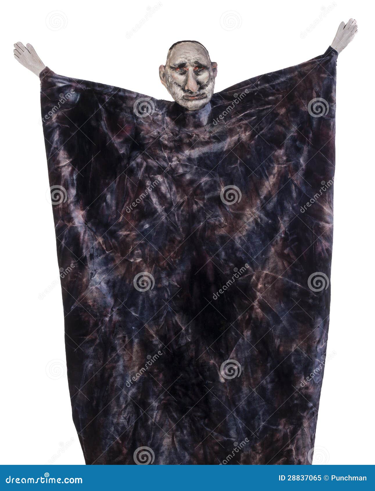 Demon with arms spread stock image. Image of isolation - 28837065