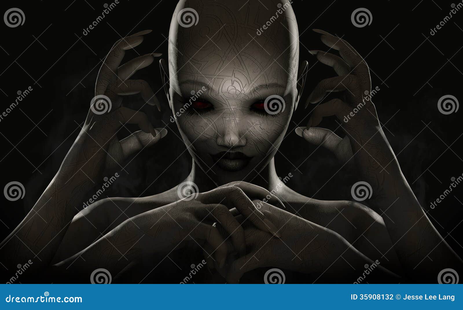 Demon stock illustration. Illustration of character, demonic - 35908132