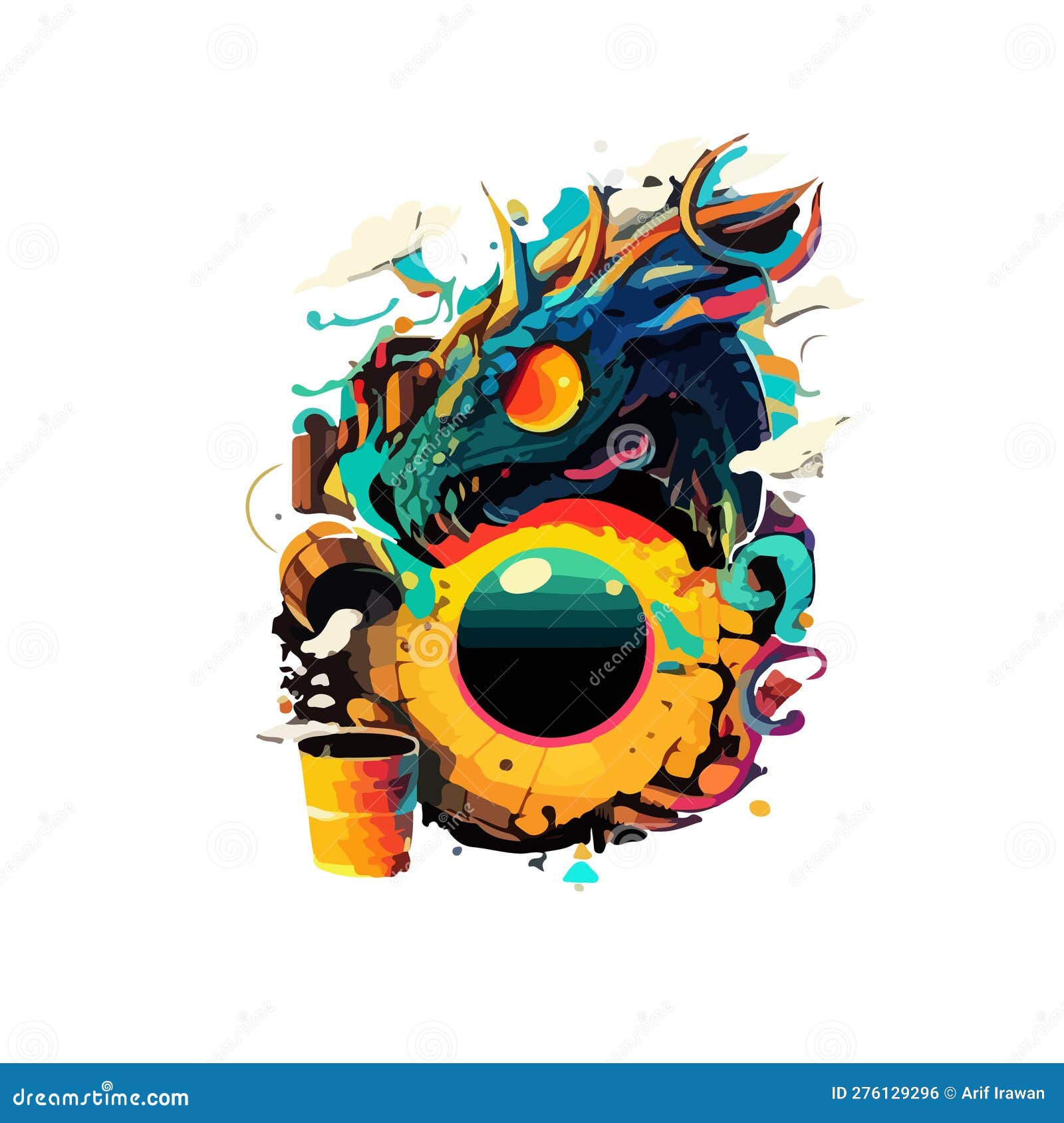 Dreamer Believer Achiever Inscription. Handwritten Lettering ...