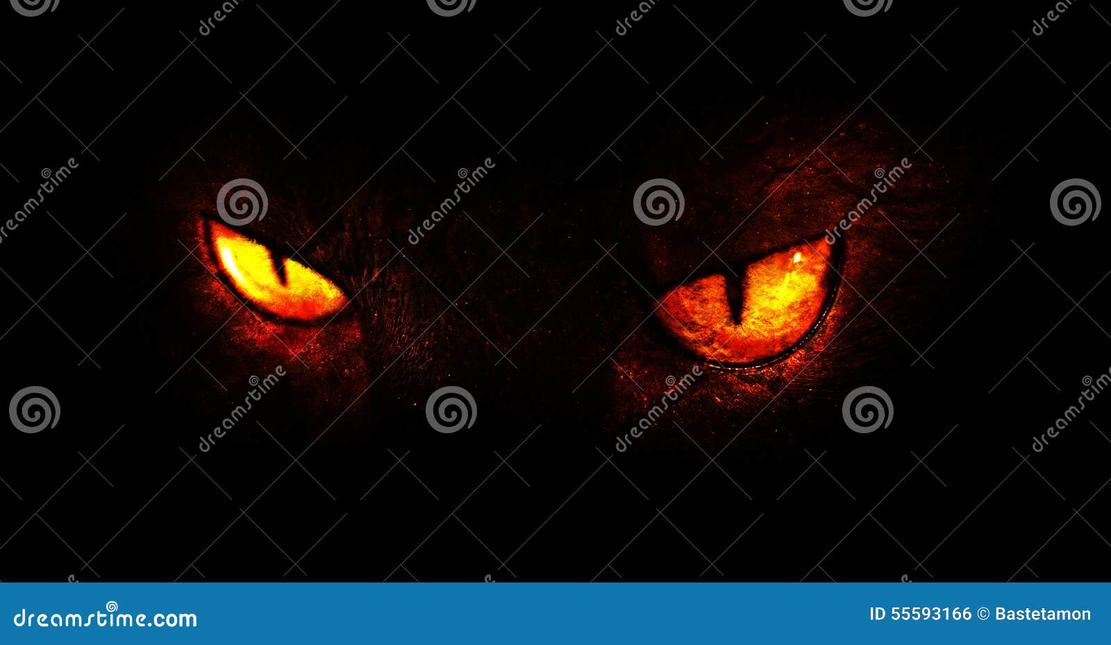 Demon eyes stock illustration. Illustration of devilish - 55593166