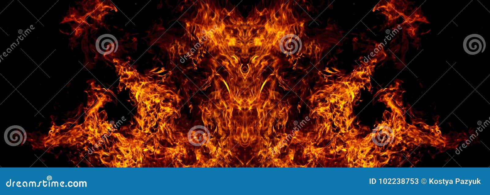 Evil Fire Background