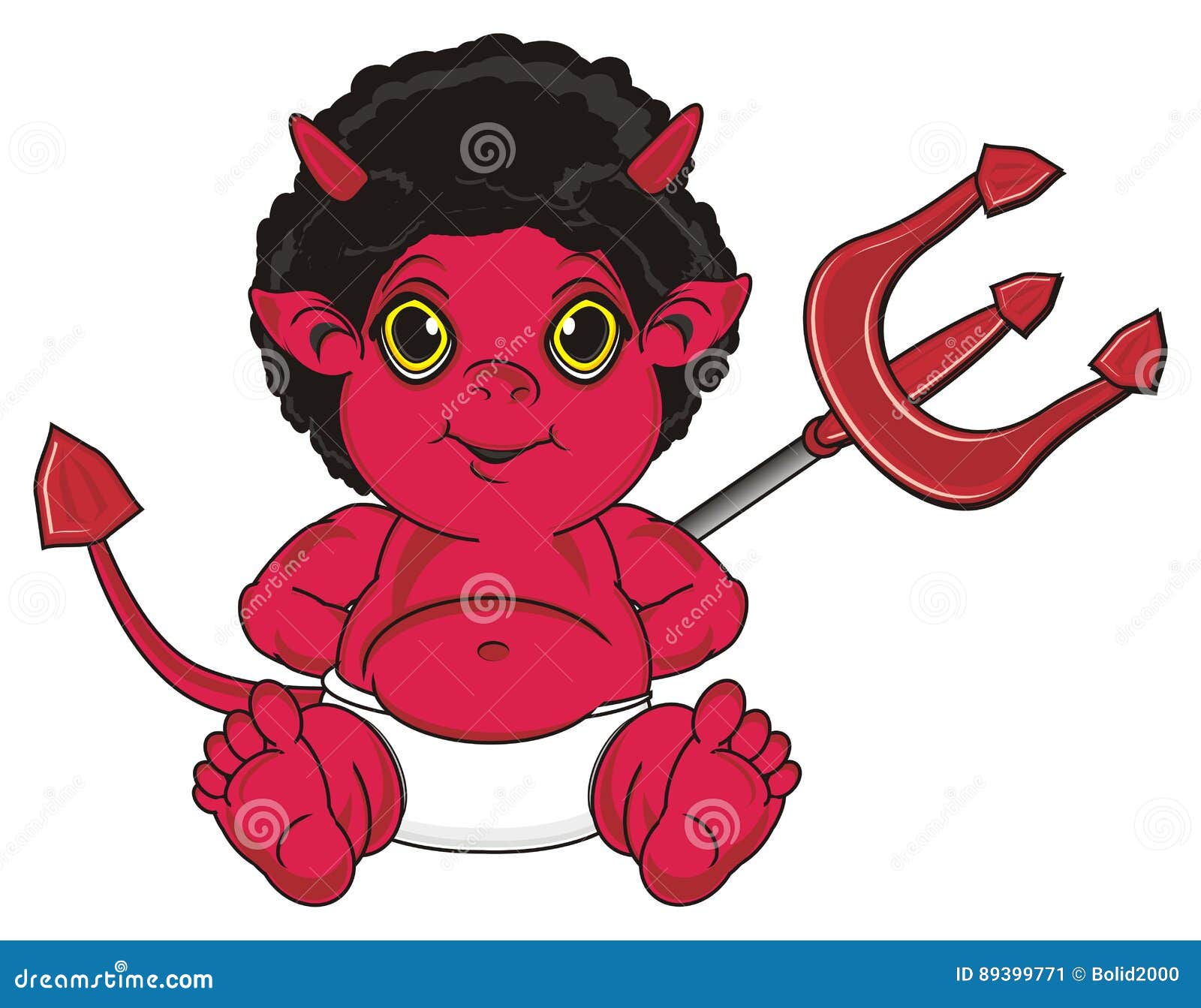 Demon Hiding The Object Royalty-Free Stock Photography | CartoonDealer ...