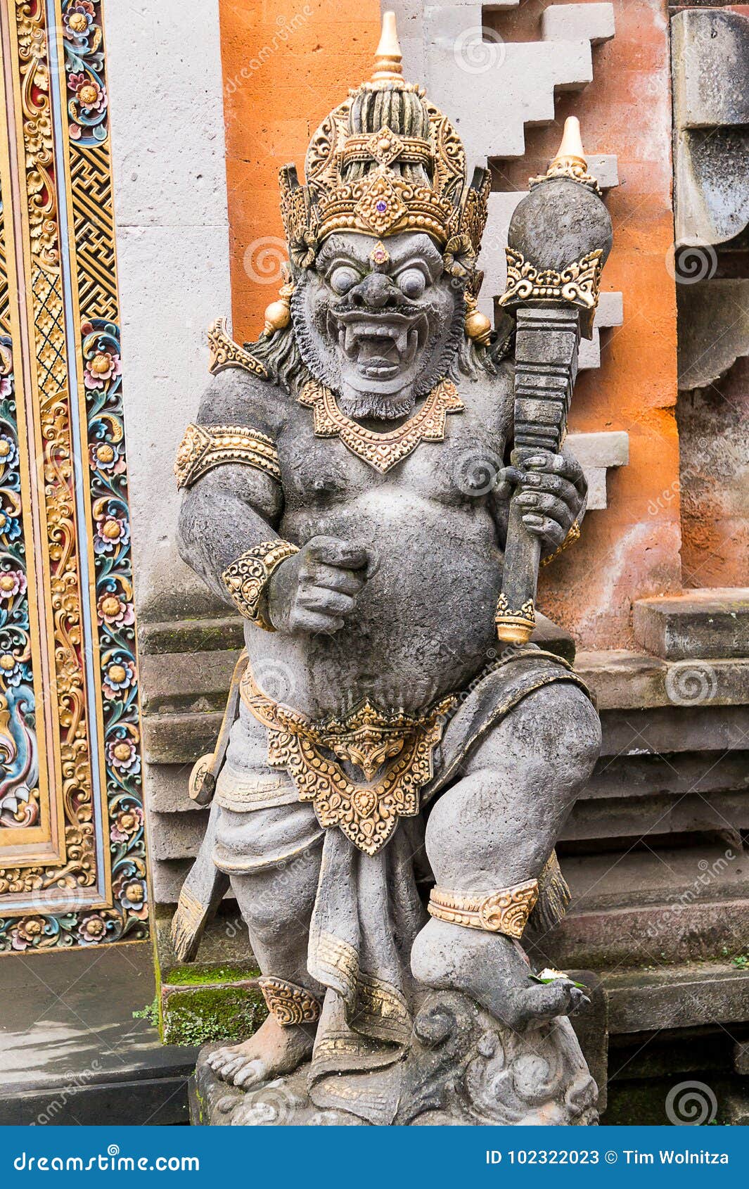 Demon Statue in Bali, Indonesia Stock Image - Image of asia, guardian ...